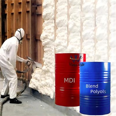 Spray Polyurethane Rigid Foam Blend Polyols with Gel Time 6-10 Seconds